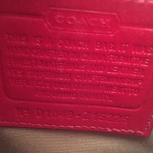 Coach | Bags | Coach Mini Signature C Gallery Red Tote | Poshmark